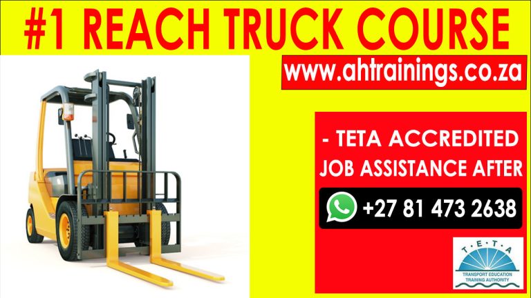 #1 [CERTIFICATE: REACH TRUCK Course] COLLEGE Training