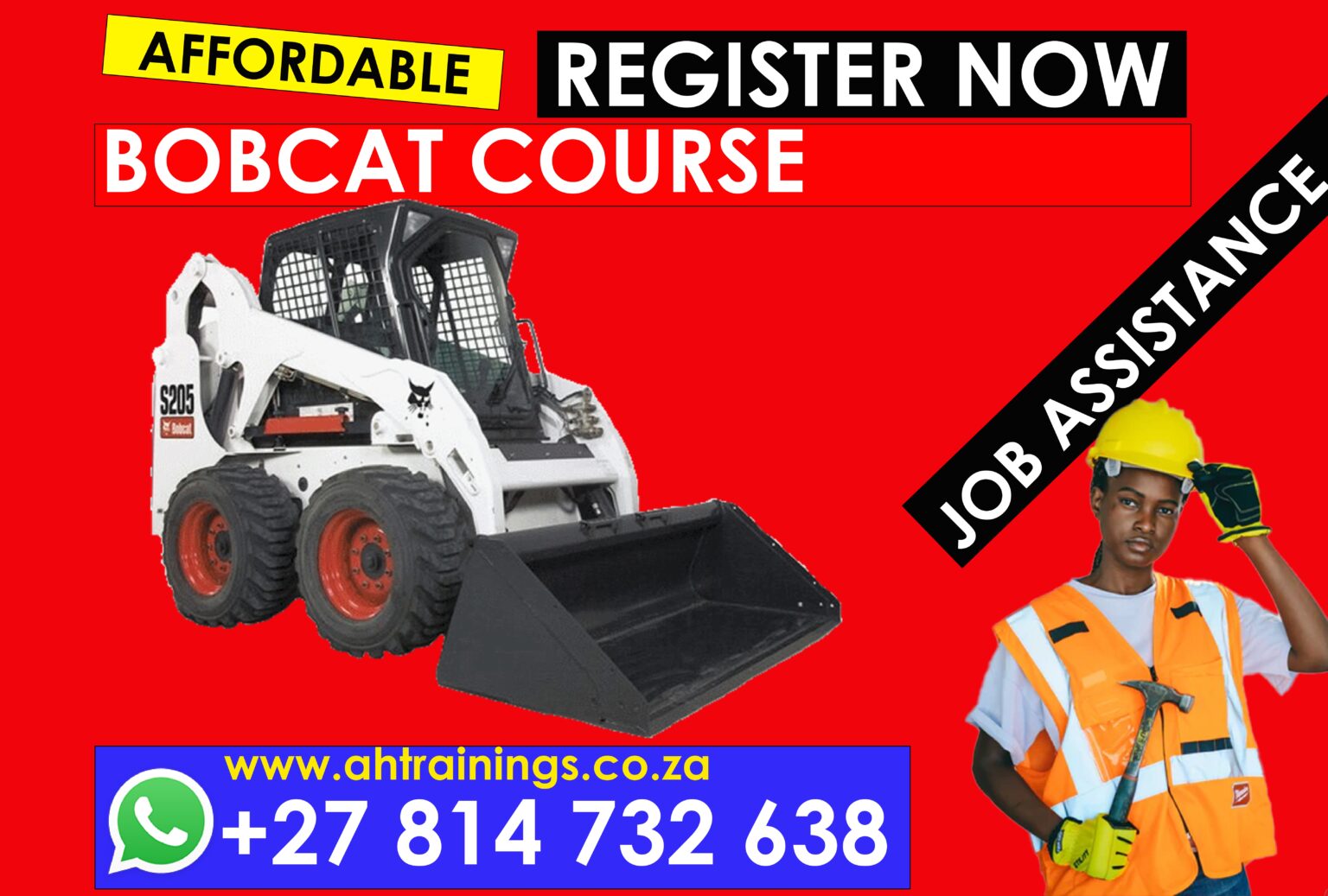 #1 [CERTIFICATE: BOBCAT SKID STEER Course] Apply NOW!