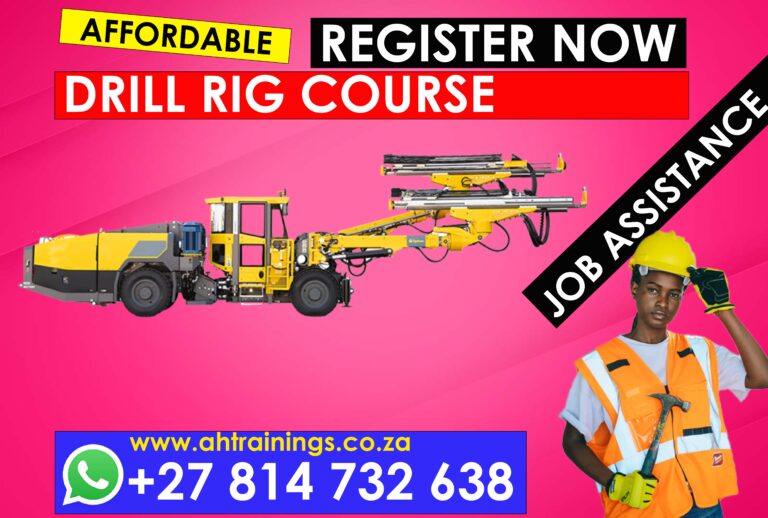 #1 [CERTIFICATE: DRILL RIG Course] Apply NOW!