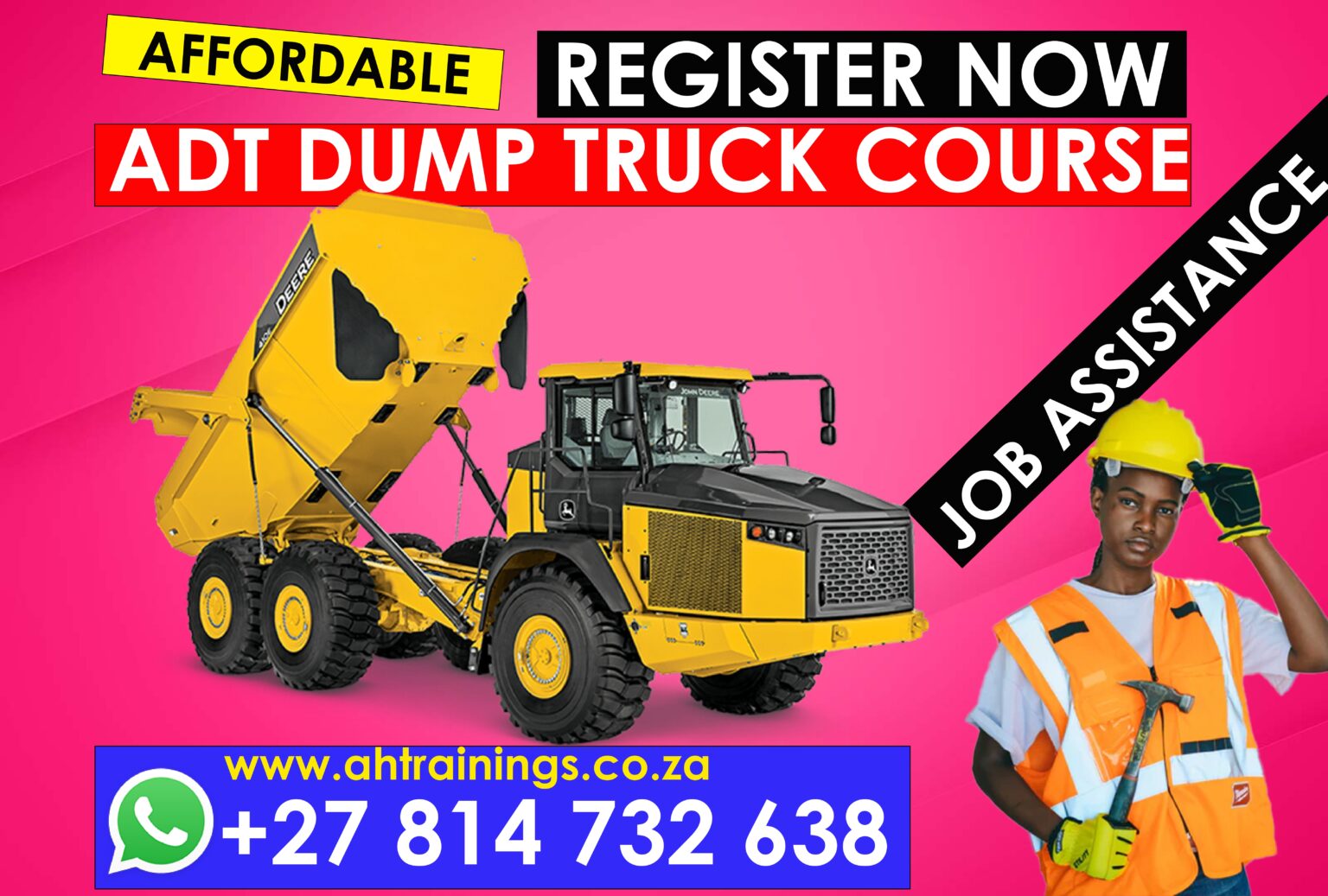 #1 [CERTIFICATE: ADT DUMP TRUCK Course] Apply NOW!