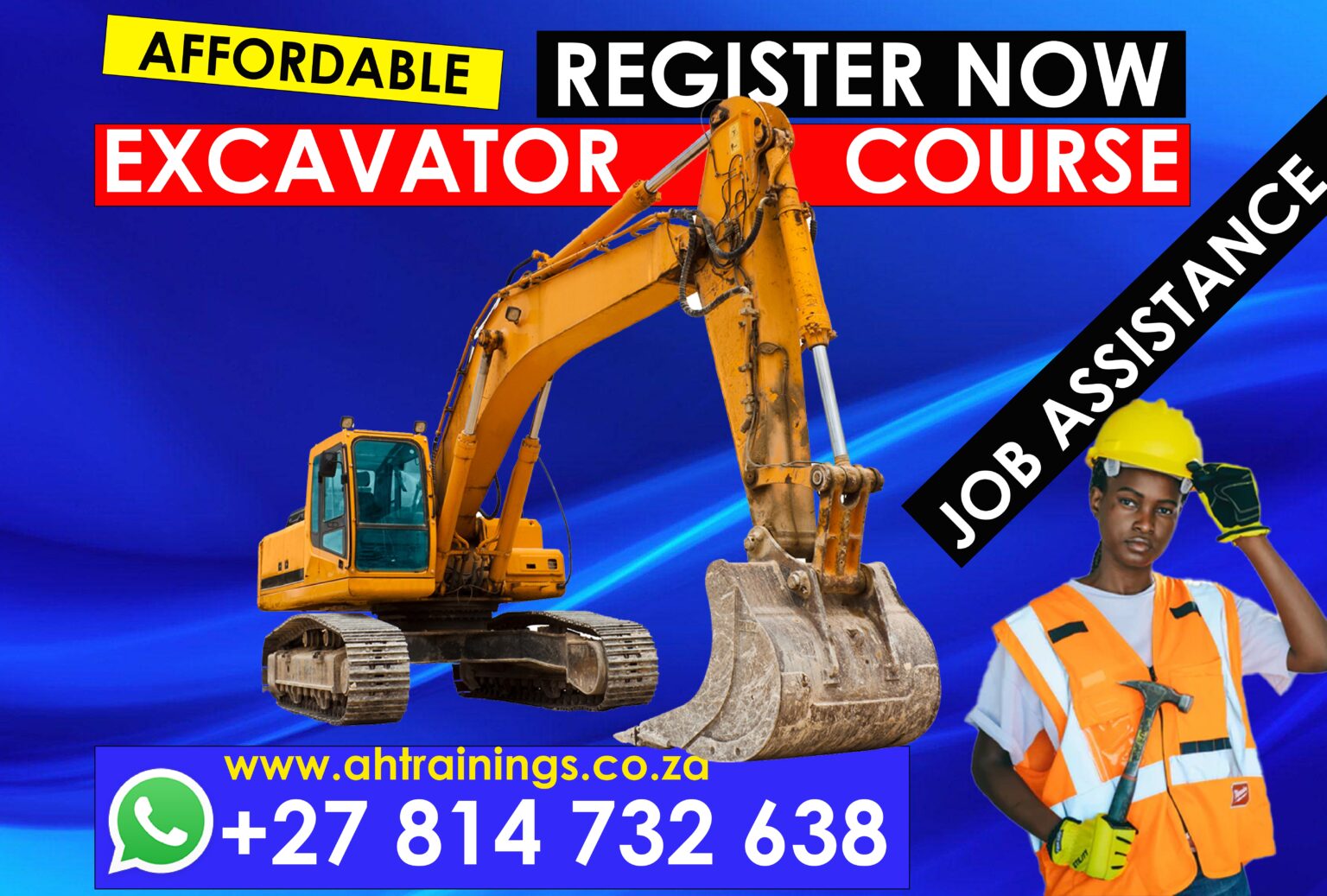 #1 [CERTIFICATE: EXCAVATOR Course] Apply NOW!