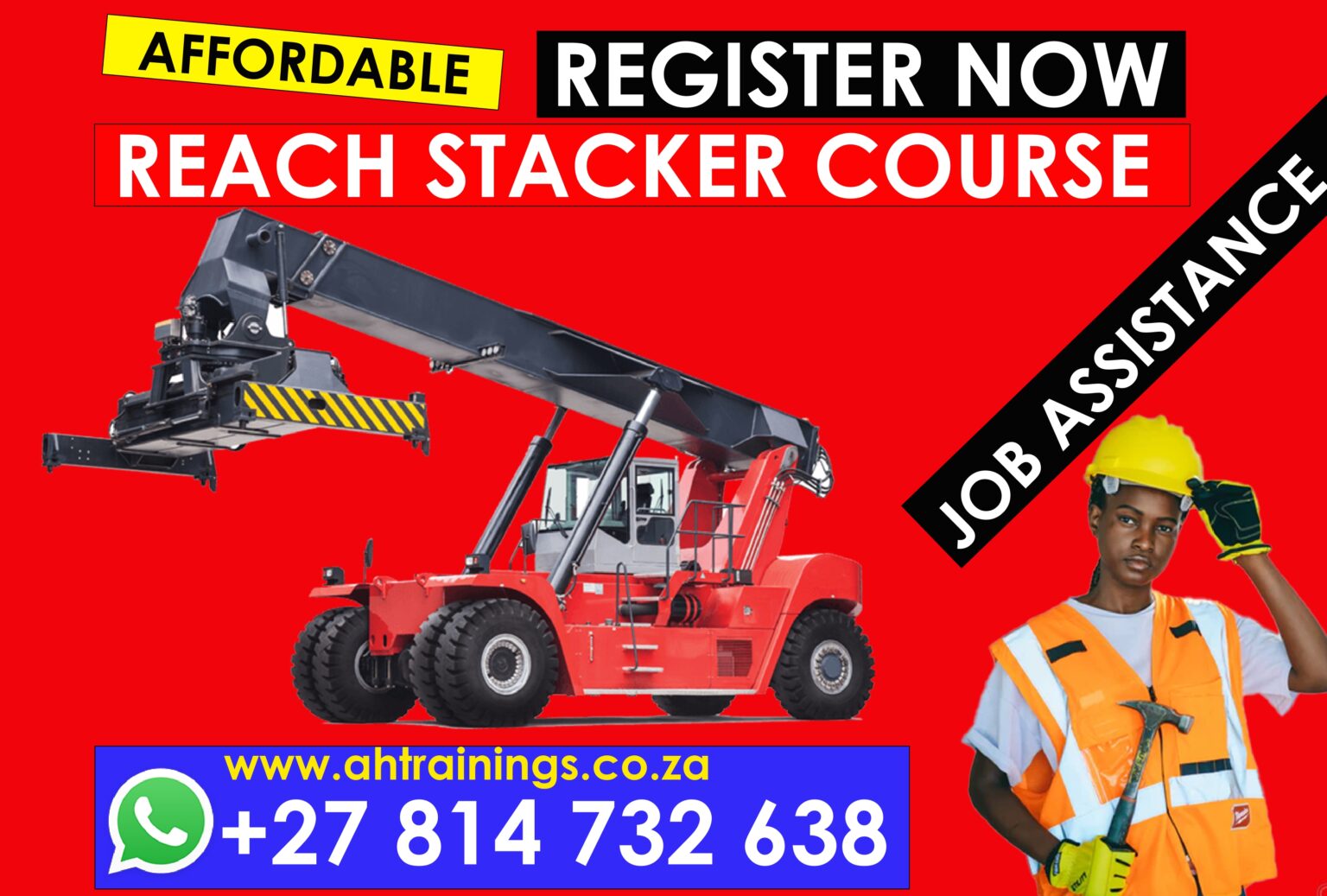 #1 [CERTIFICATE: REACH STACKER Course] Apply NOW!
