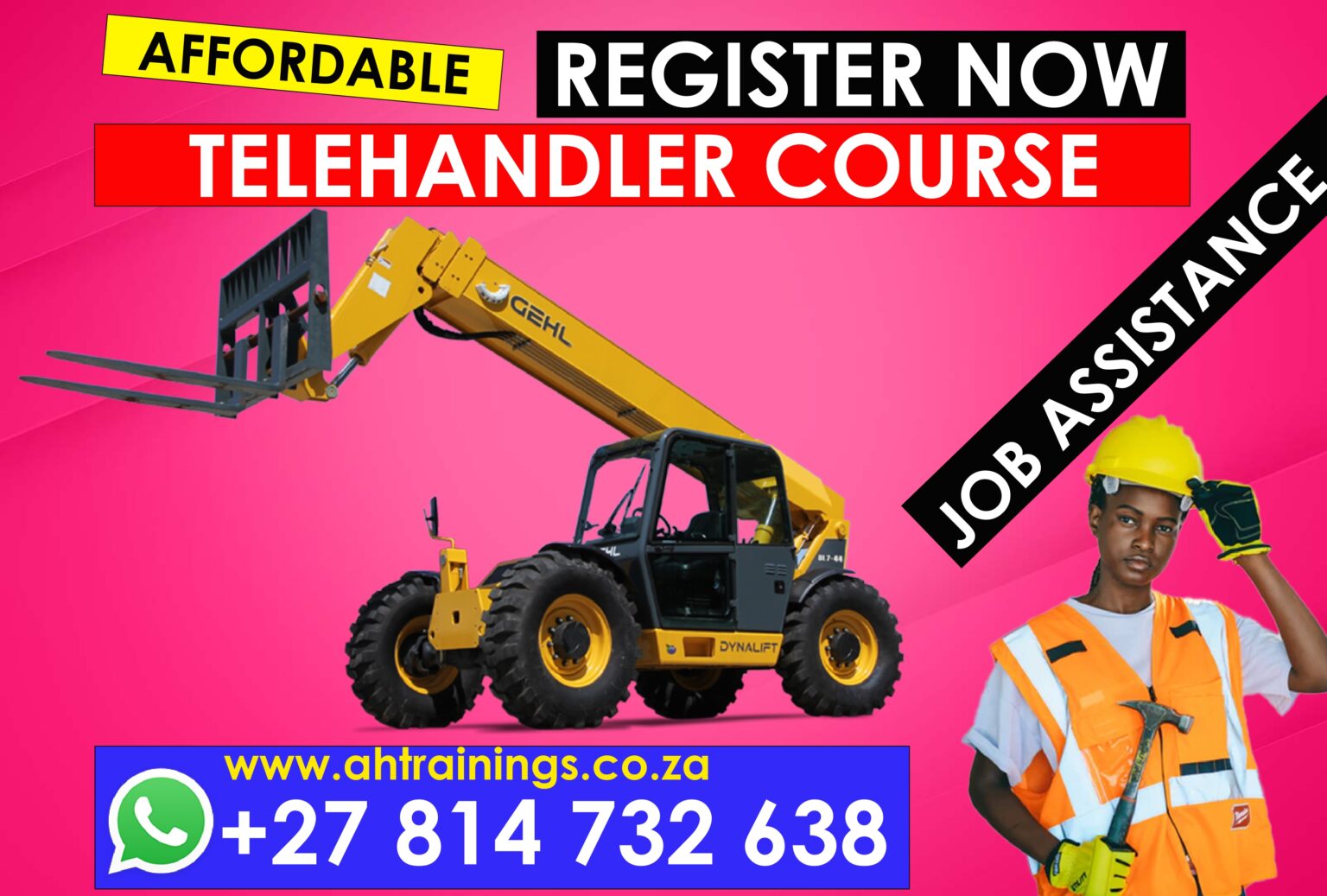 #1 [CERTIFICATE:TELESCOPIC TELEHANDLER BOOM Course] Apply NOW!