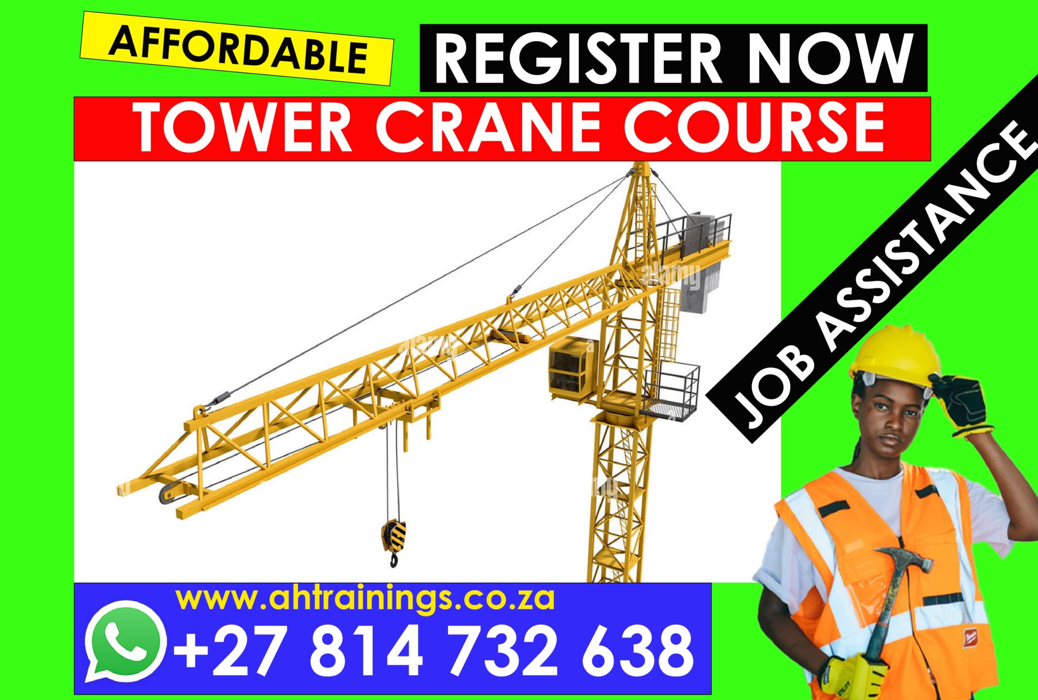 #1 [CERTIFICATE: TOWER CRANE Course] Apply NOW!